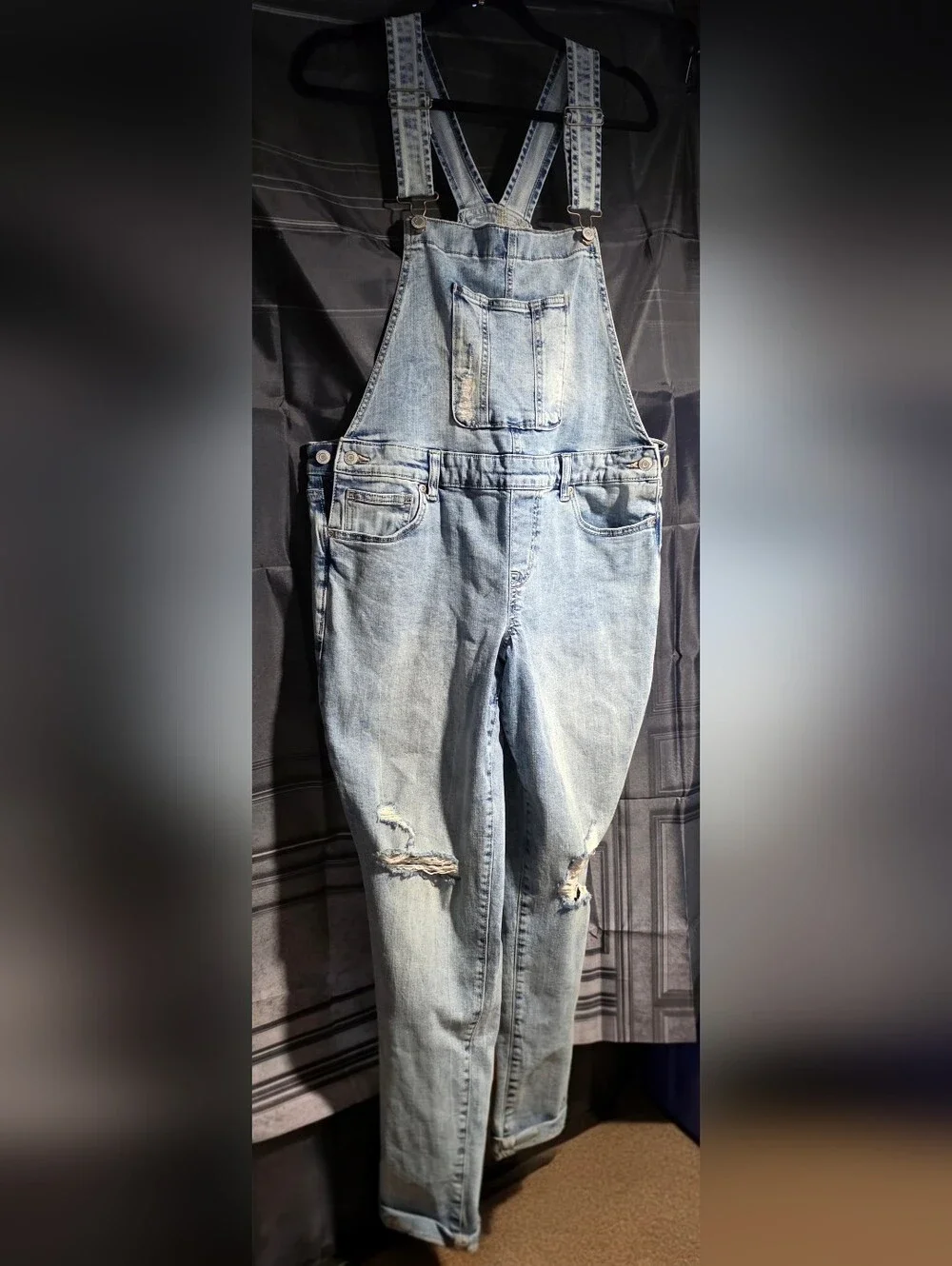 Maurices | Jeans | Mauirces Light Blue Denim Womens Overalls | Poshmark
